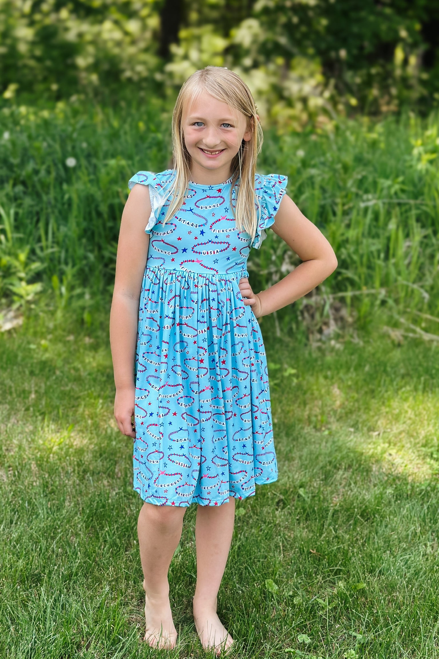 Miss Americana Flutter Dress – Pretty Kinz