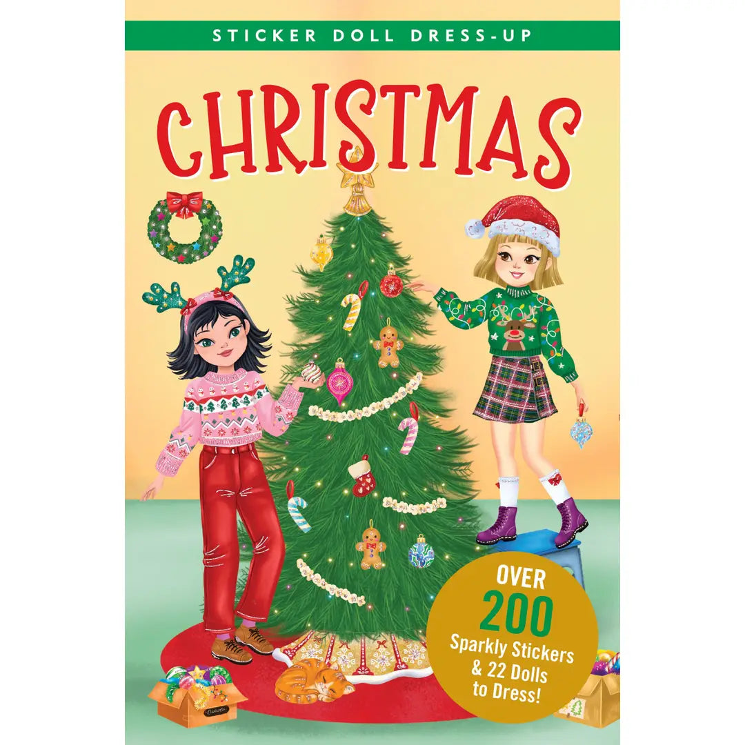 Sticker Doll Dress Up- Christmas – Pretty Kinz